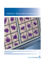 Beckman Coulter CellaVision - User manual, Instructions for use, Owner ...