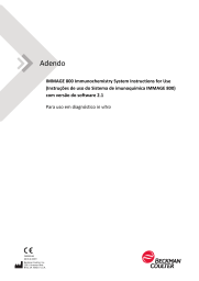 Beckman Coulter IMMAGE 800 - Operations manual, Owner's manual ...