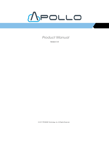 PROMISE Technology Apollo Cloud Product Manual | Manualzz