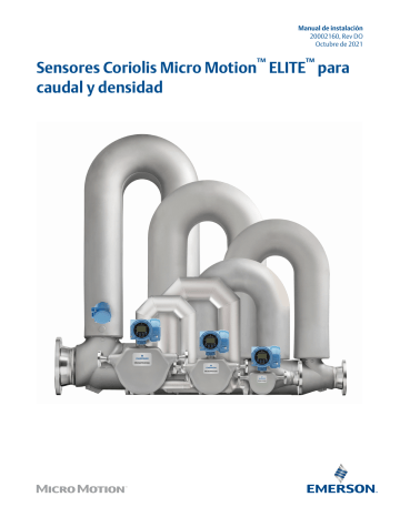 Micro Motion Sensores Coriolis ELITE para caudal y densidad El manual ...