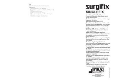 Gima 34810 SINGLEFIX STERILE FINGER DRESSING - pediatric Owner's Manual ...