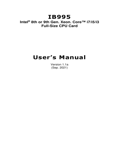 Chipset Software Installation Utility. IBASE Technology IB995 | Manualzz