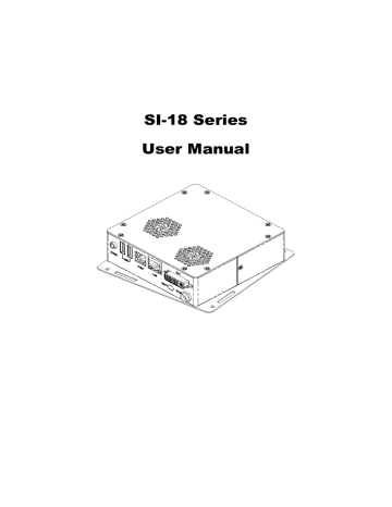 IBASE Technology SI-18 Digital Signage Player User Manual | Manualzz