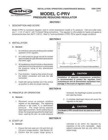 Cashco C-PRV IOM Manual | Manualzz
