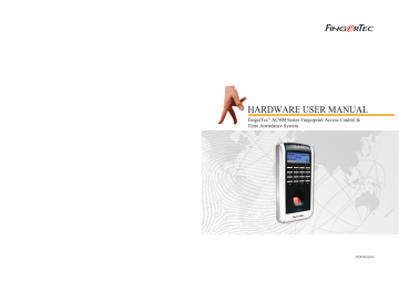 FingerTec AC900 User Guide | Manualzz
