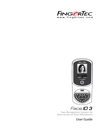 FingerTec Face ID 3 User Guide | Manualzz