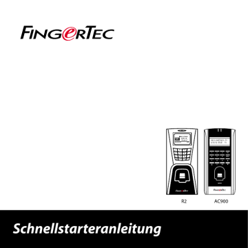 FingerTec R2 Schnellstartanleitung | Manualzz
