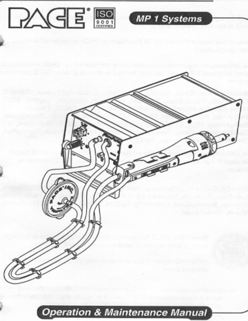 Pace MP-1 Micro Portable Manual | Manualzz