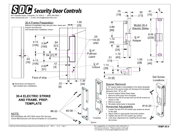 SDC 30 Series Template | Manualzz