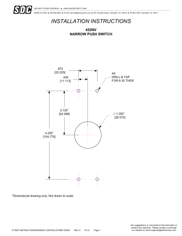 SDC 450 Series Template | Manualzz