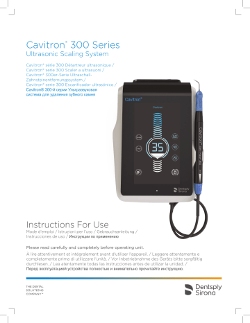 Dentsply Sirona Cavitron 300 Series Ultrasonic Scaling System ...