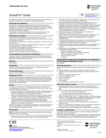 Dentsply Sirona SmartFix Guide ǀ PT ǀ 2020-03 Instruções de operação ...