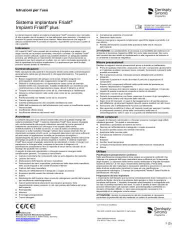 Dentsply Sirona Frialit Implant System Frialit plus Implants ǀ IT ǀ ...