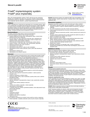 Dentsply Sirona Frialit Implant System Frialit plus Implants ǀ CS ǀ ...