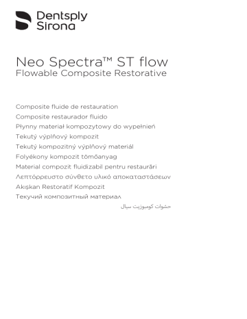 Dentsply Sirona Neo Spectra ST flow Mode d'emploi | Manualzz