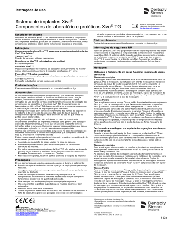 Dentsply Sirona Xive Implant System Xive TG Laboratory and Prosthetic ...