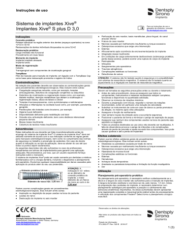Dentsply Sirona Xive Implant System Xive S plus Implants D3.0 ǀ PT ǀ ...