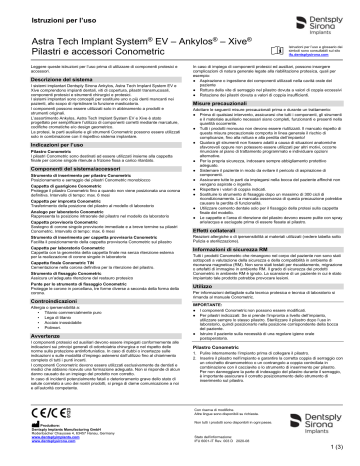 Dentsply Sirona ATIS EV Ankylos Xive Conometric Abutments and ...