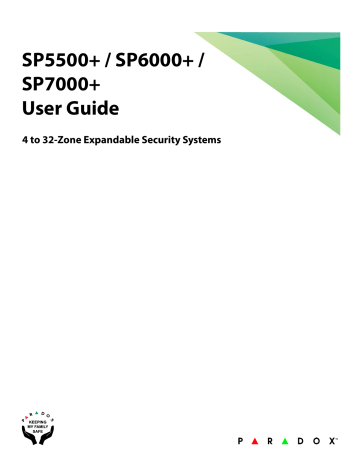 Paradox SP6000+ User Guide | Manualzz