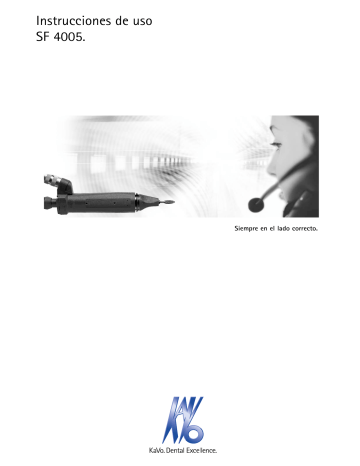 KaVo SF 4005 Instrucciones de operación | Manualzz