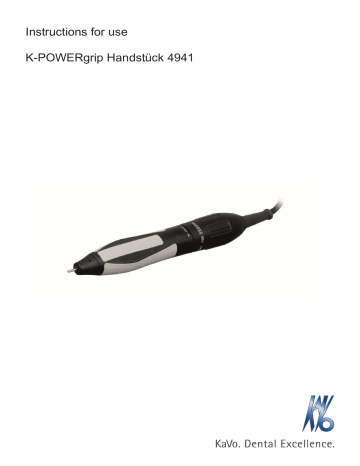 KaVo K-POWERgrip Instructions for Use | Manualzz