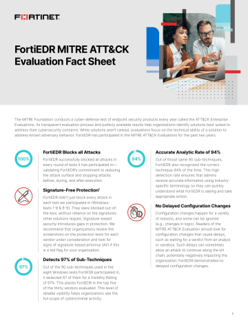 Fortinet EDR Solutions Data Sheet | Manualzz