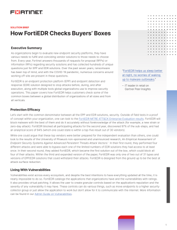 Fortinet EDR Solutions Guide | Manualzz