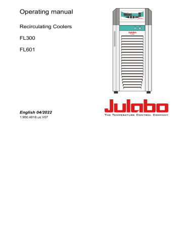 Julabo FL601 Operation Manual | Manualzz