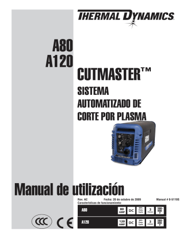 Thermal Dynamics A80 & A120 El manual del propietario | Manualzz