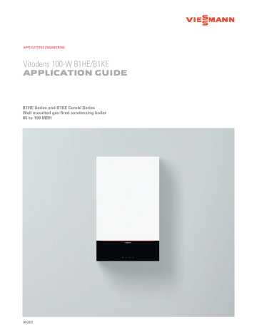 Viessmann Main Boiler Documentation Vitodens 100-W, B1HE/B1KE Guide ...