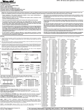 Whelen M7*C Installation Guide | Manualzz