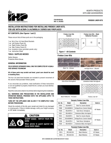 Astria Altair Direct Vent Gas Fireplace Instruction Sheet | Manualzz