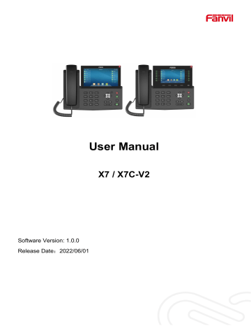 Fanvil X7 V2 User Manual | Manualzz