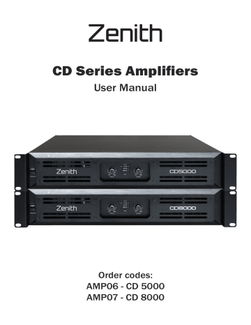 ZENITH AMP07 CD 8000 Amplifier Manual | Manualzz