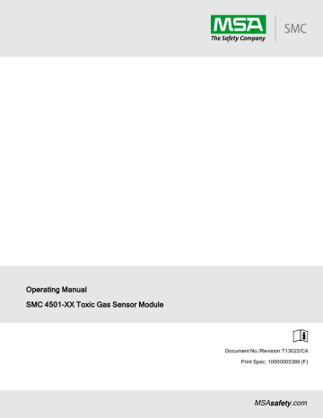 Sierra Monitor SMC 4501-XX Toxic Gas Detector Manual | Manualzz