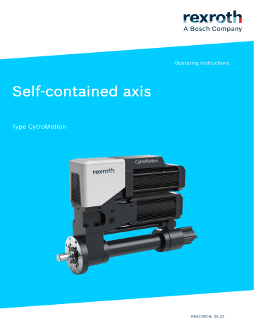 Bosch Rexroth RE62290-B Self-contained axis Manual | Manualzz