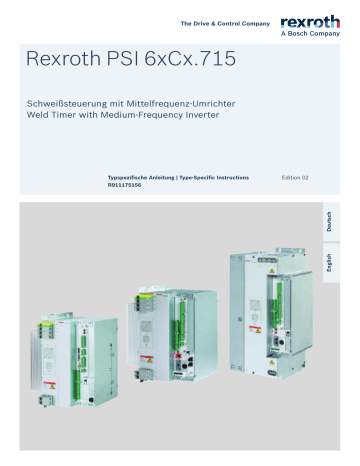 Bosch Rexroth R911175156 PSI 6xCx.715 Weld Timer Manual | Manualzz