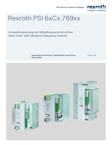 Bosch Rexroth R911174319 PSI 6xCx.789xx Weld timer Manual | Manualzz