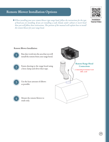 ZLINE T95 700 CFM Dual Remote Blower Installation Guide | Manualzz