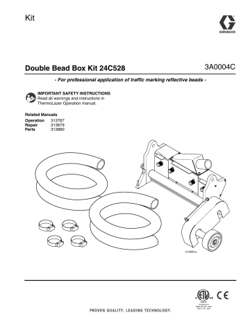 Graco 3A0004C Double Bead Box Kit 24C528 Owner's Manual | Manualzz