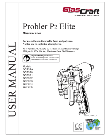 Graco 313266U - Probler P2 Elite Dispense Gun Owner's Manual | Manualzz