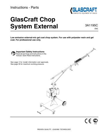 Graco 3A1195C - GlasCraft Chop System External Instructions | Manualzz