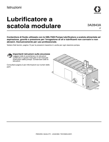 Graco 3A2843A - Modular Box Lubricator Istruzioni per l'uso | Manualzz