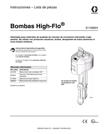 Graco 311695H High-Flo Pumps El manual del propietario | Manualzz