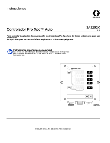 Graco Controlador Pro Xpc™ Auto El manual del propietario | Manualzz