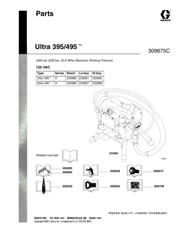 Graco 309675C Ultra 395/495 Owner's manual | Manualzz