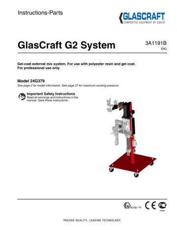 Graco 3A1191B - GlasCraft G2 System Instructions | Manualzz