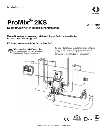 Graco 313969B, ProMix 2KS Installation manual | Manualzz