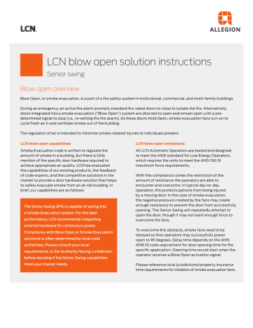 LCN 9500 Data Sheet | Manualzz