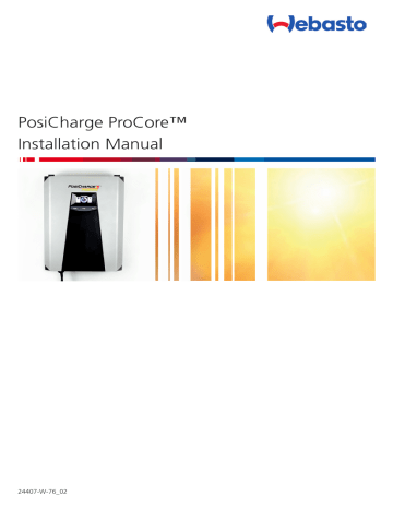 Webasto ProCore Installation Manual | Manualzz